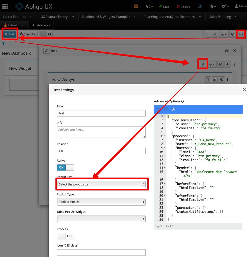 2020.11 Release - Issue with Popup Windows Size - Apliqo UX - Cubewise Forum
