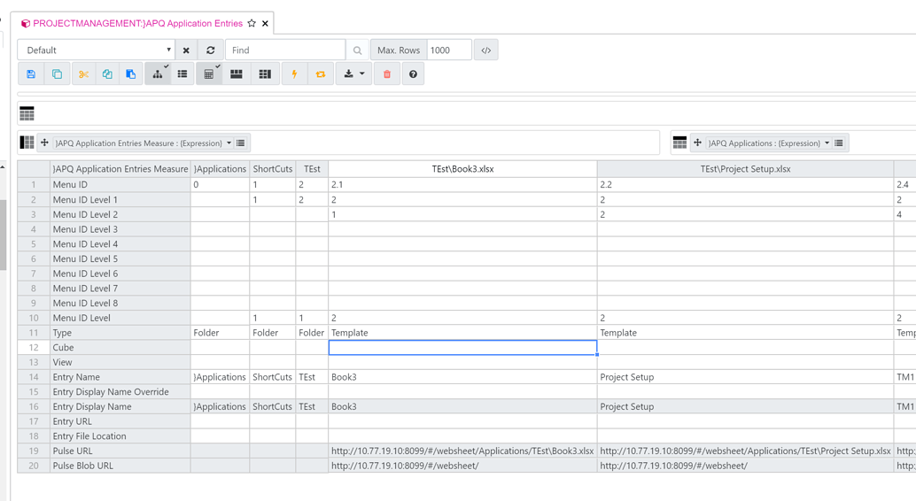 Apliqo UX Websheets - Apliqo UX - Cubewise Forum