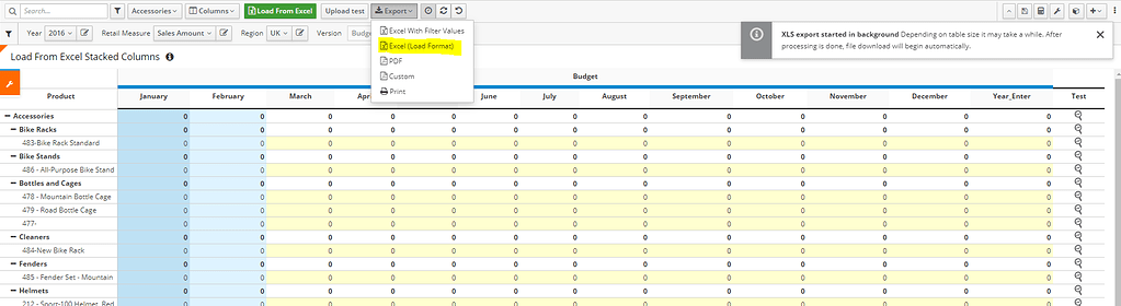 Load from Excel - How does it work? - Apliqo UX - Cubewise Forum