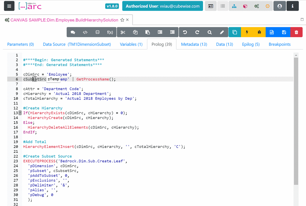 Release Arc v1.8.0 - Arc & Slice - Cubewise Forum